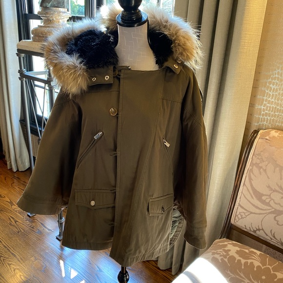 The Kooples | Jackets & Coats | The Kooples Poncho Parka | Poshmark